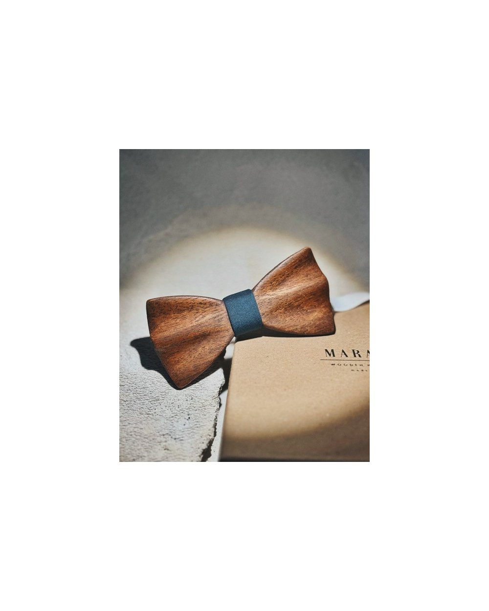 Wooden bow tie, hand-carved, perfect for a rustic wedding